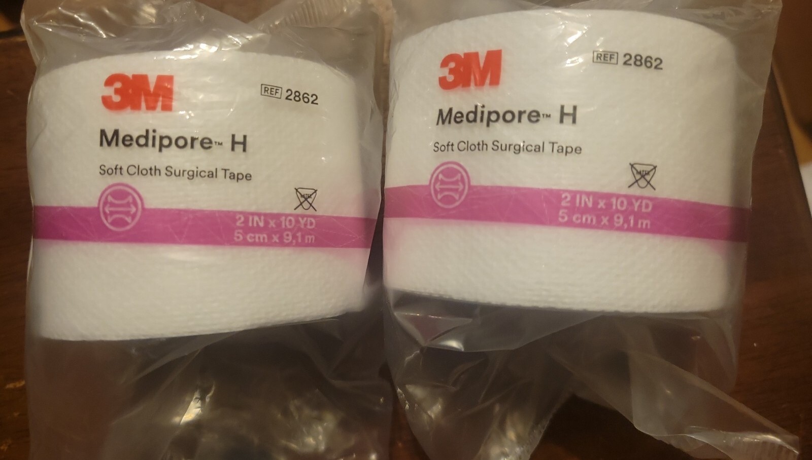 3M Medipore H Soft Cloth Surgical Tape 2 in x 10 yd Roll #2862 - 2 ...