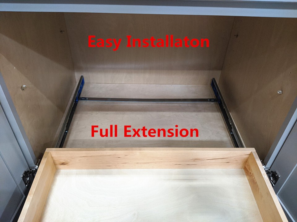 Pull Out Cabinet Drawer Roll-Out Tray Organizer pullout Organizer ...