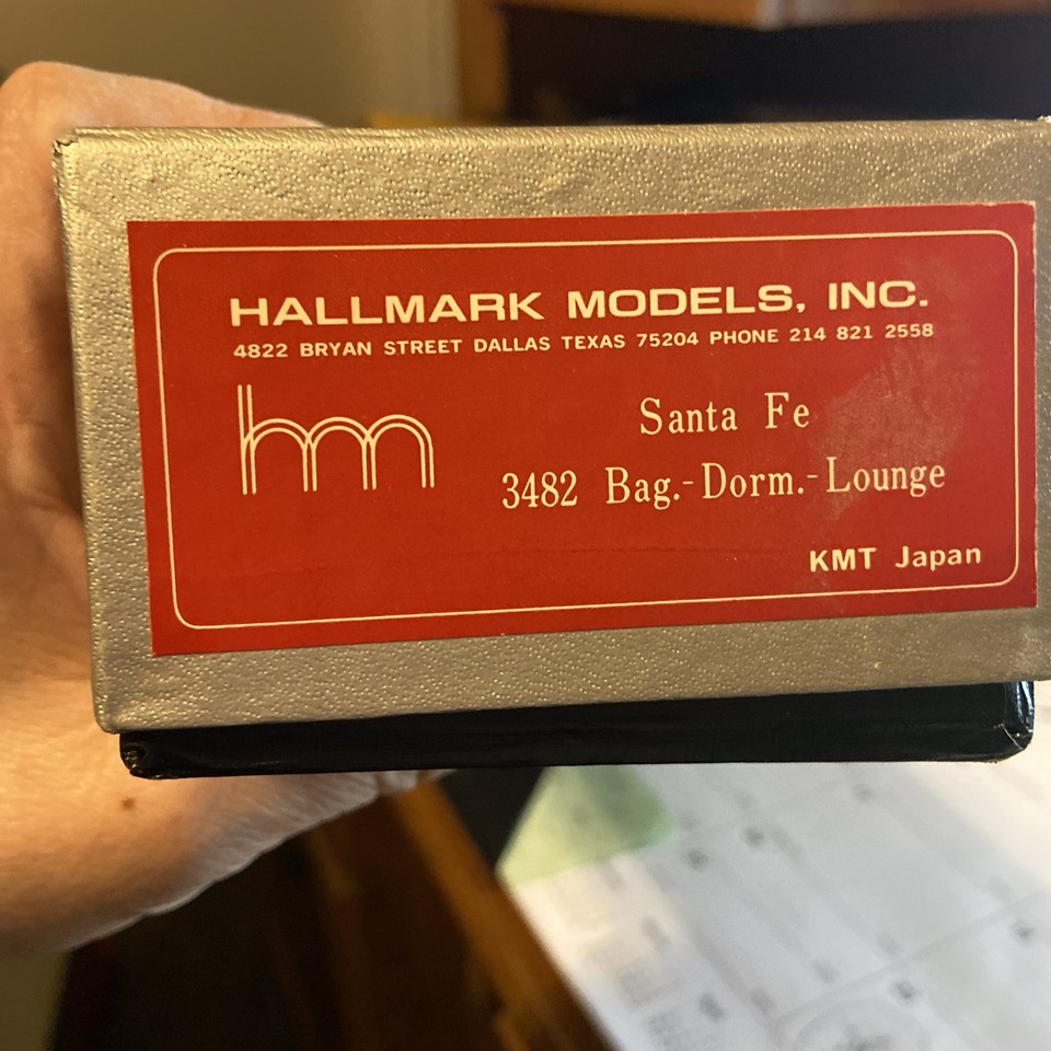 HO Brass Hallmark Santa Fe Baggage Dorm Lounge | eBay