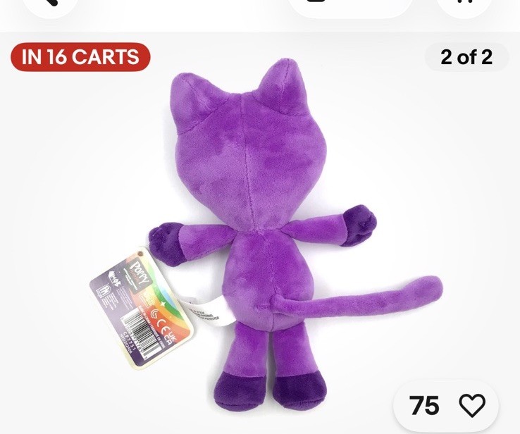 Poppy Playtime Smiling Critters 8" Catnap Soft Plush New With Tag. Ship ...