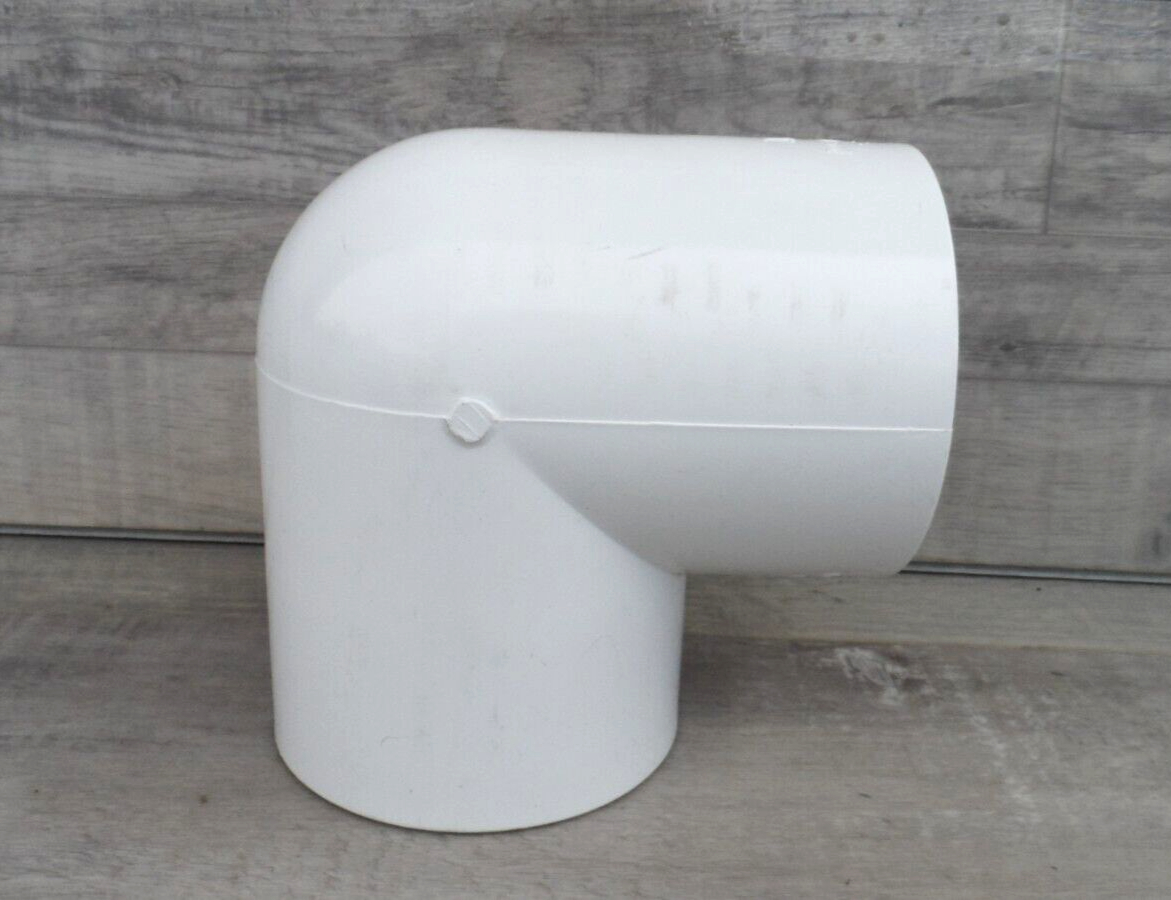 GF 3 Inch 90 Degree Elbow PVC Pipe Fittings (Socket x Socket) PVC 1-2 ...