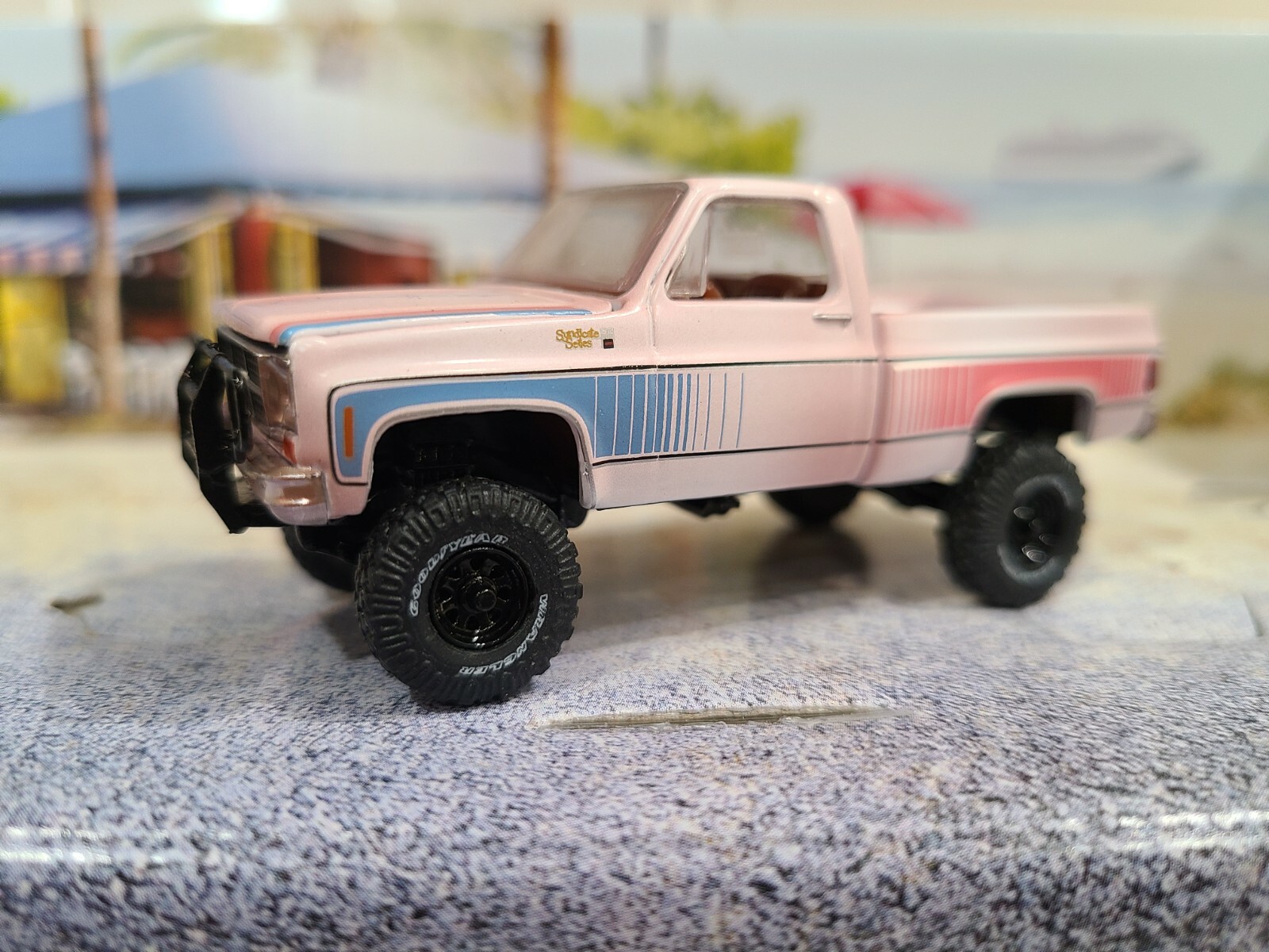 M2 MACHINES LIFTED 1976 GMC Sierra Grande 15 SS02 Patina Squarebody ...