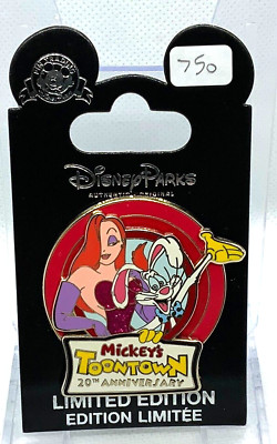 Disney 2012 Mickey's Toontown 20th Anniversary Jessica & Roger Rabbit ...