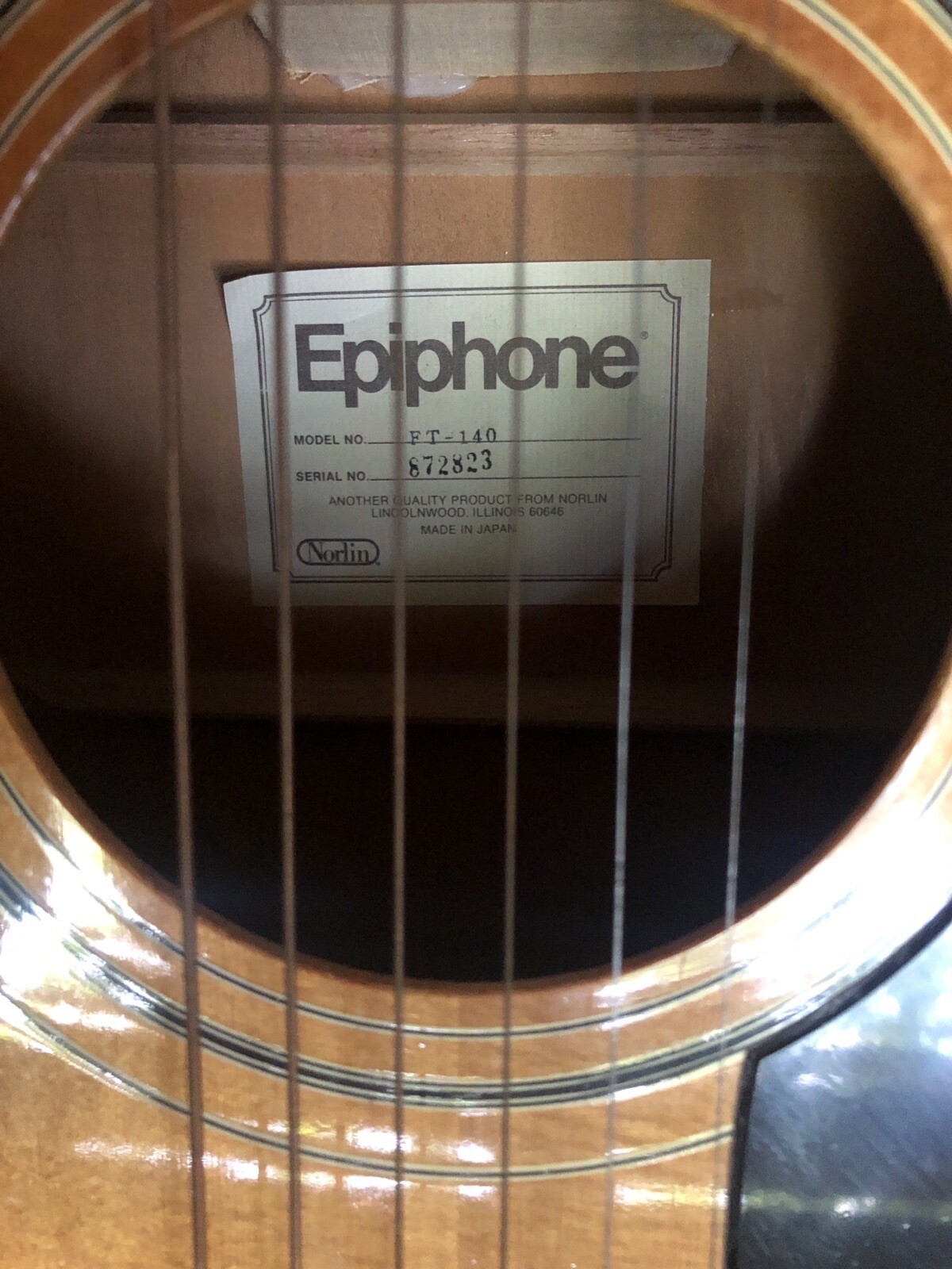 EPIPHONE FT-140 - Blue Label - Norlin Guitar Made in JAPAN | eBay