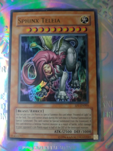 Yu-Gi-Oh! TCG Sphinx Teleia Yu-Gi-Oh! Movie Promo Pack EP1-003 N/M ...