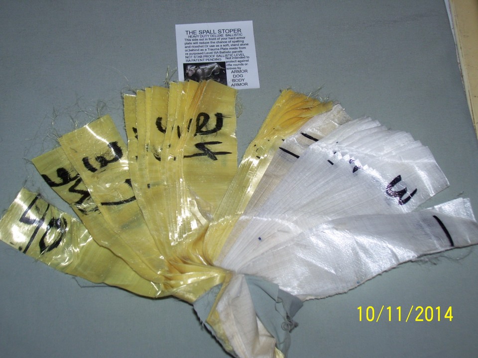 BULLETPROOF BACK PACK INSERTS 2 Trauma Plates Level IIIA 10X12 Body ...