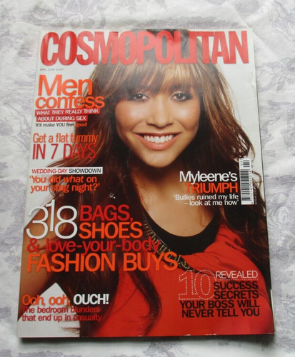 UK Cosmopolitan April 2008 ~ Myleene Klass ~ Katherine Heigl ~ Colin ...