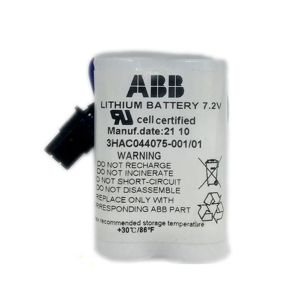 3x 3HAC044075-001/01 7.2V SMB Battery for ABB Robot CPU ABBTA521 ...