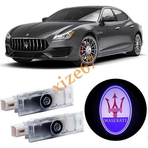 2pc HD Led Light Door Projector Welcome HD Kit For MASERATI ...