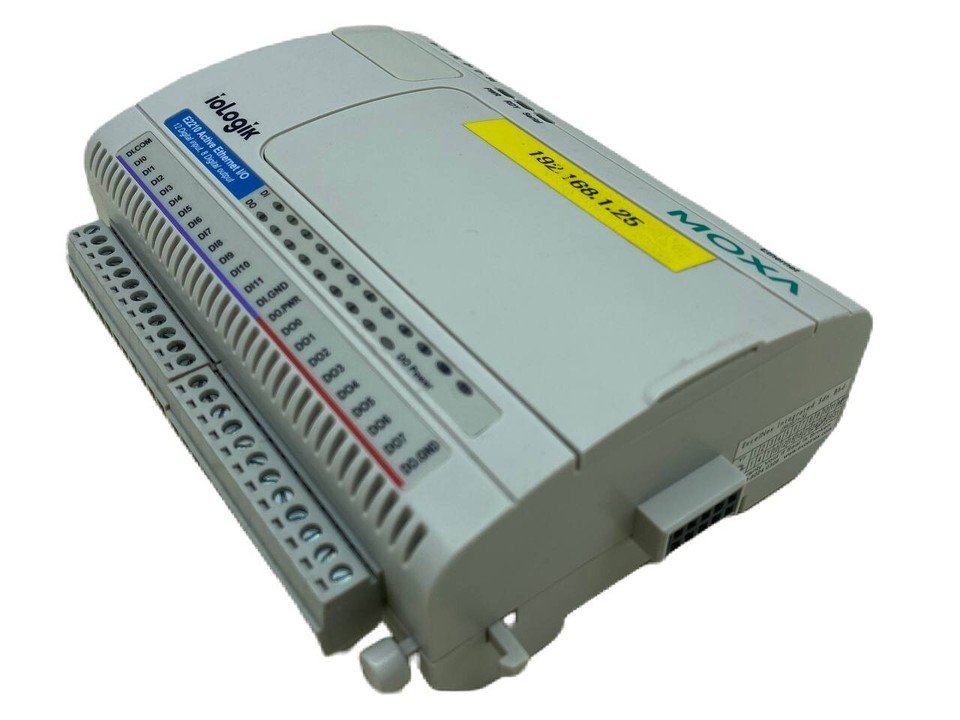 MOXA IOLOGIK E2210 MOXA IOLOGIK E2210 ETHERNET I/O DIGITAL CONTROLLER ...