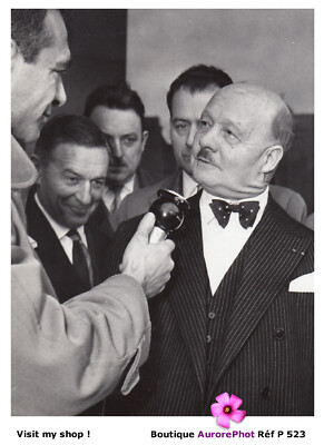 ANDRÉ LE TROQUER HOMME D'ÉTAT FRANÇAIS, PRÉSIDENT ASSEMBLÉE, PHOTO 1958 ...