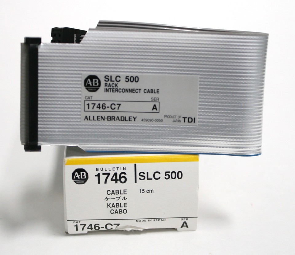 1746-C7 Allen Bradley Interconnect Cable, for SLC 500 Rack 15 cm 6 ...