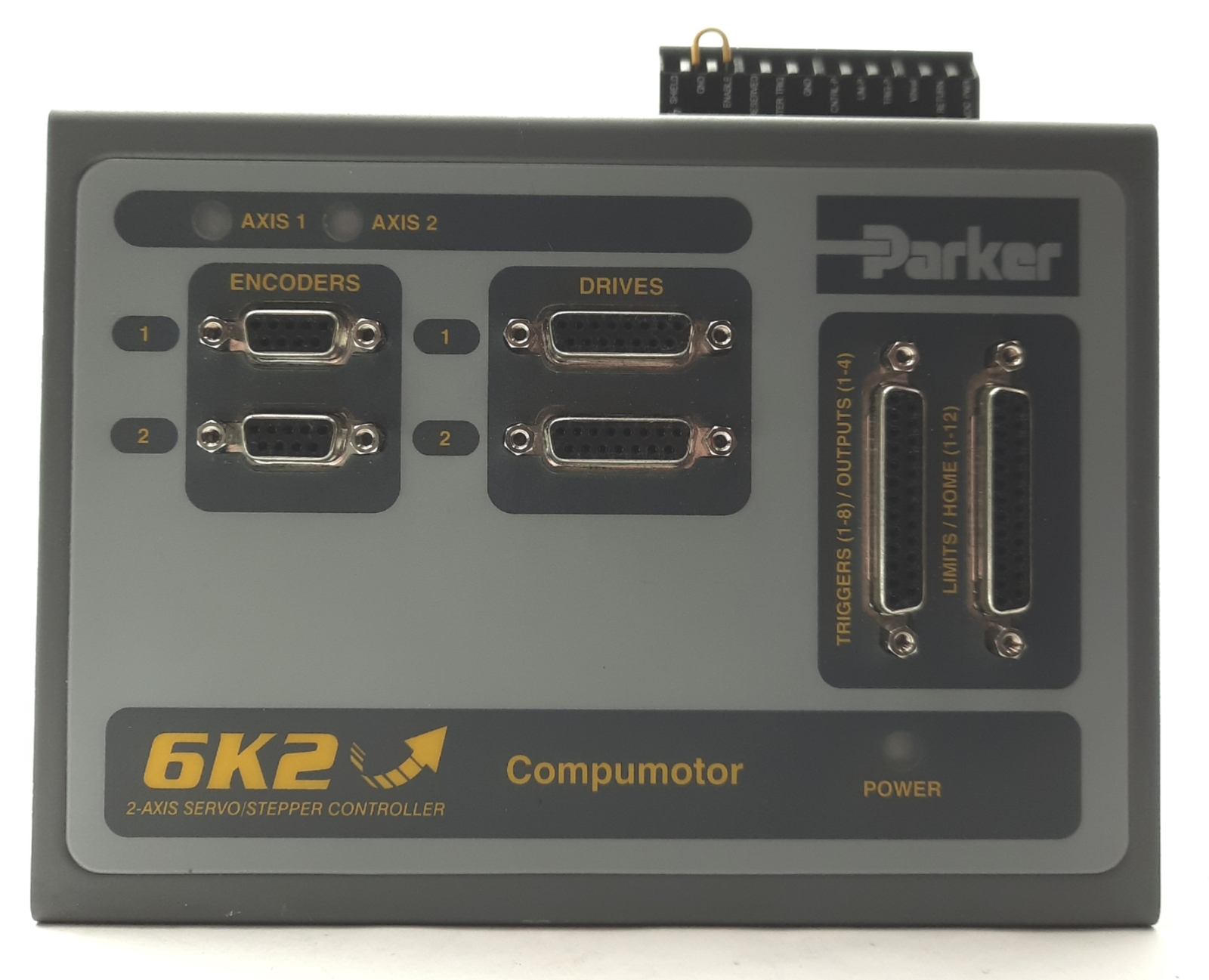 Parker 6K2 Compumotor Servo/Stepper Motion Control/Indexer 2-Axis 24V ...