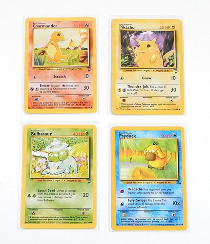 Lot of (68) Assorted Pokemon Cards Psyduck Bulbasaur Pikachu Charmander ...