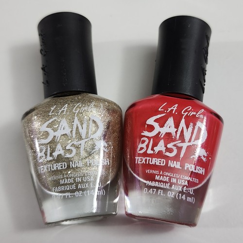 L.A. Girl Sand Blast Textured Nail Polish. Sand Dune, Sands of Time ...