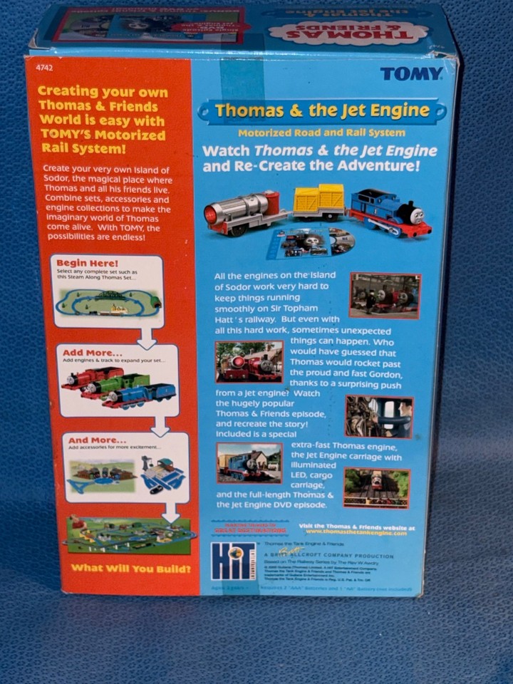 Thomas & Friends Thomas & the Jet Engine Train Set New in Package 2005 ...