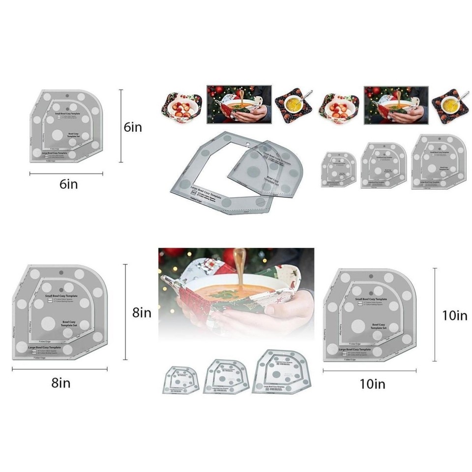 Template Ruler Ruler Template Microwave Holders Sewing Pattern Baskets ...