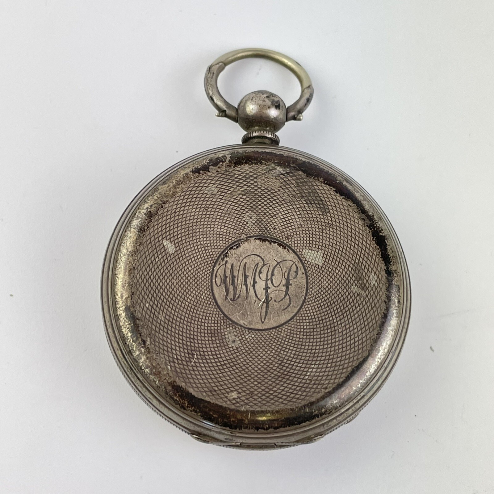 Antique Solid Silver Pocket Watch 50mm Not Working | eBay UK