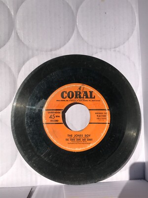 45 RPM The Jones Boy / Just Another Chance/ Three Dons and Ginny Coral Records | eBay