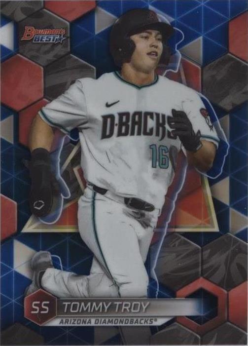 2023 Bowman's Best - Top Prospects Tommy Troy #TP-3 Blue Refractor /150 ...