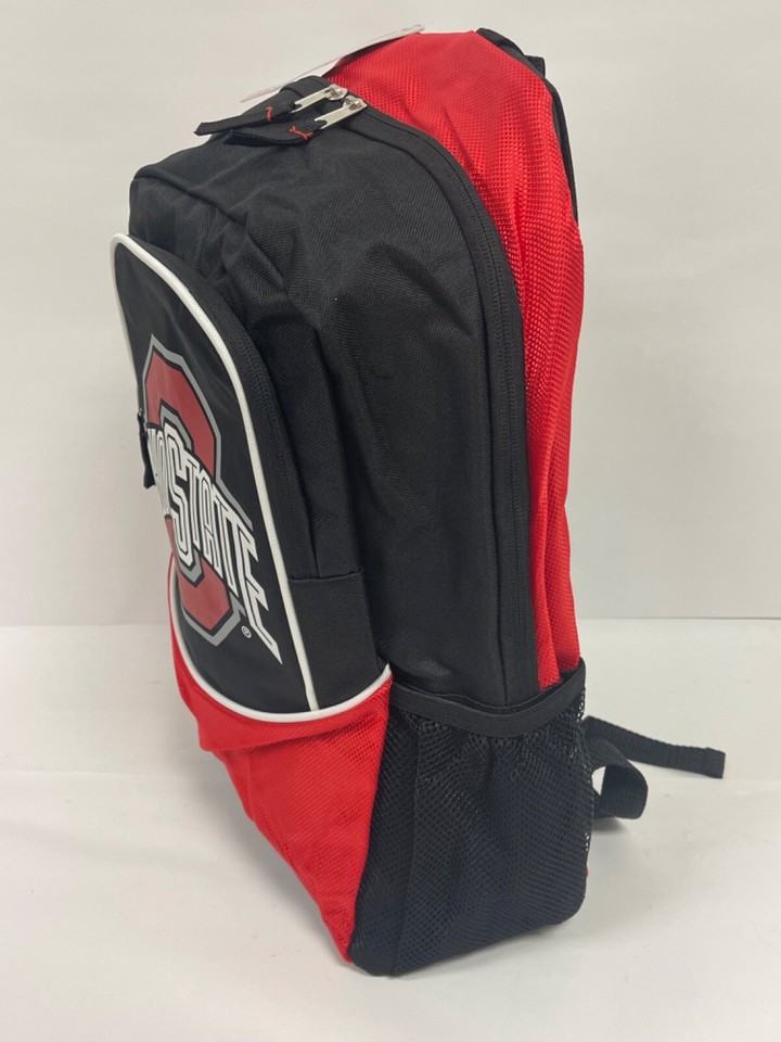 New Licensed OHIO State Buckeyes Backpack 2 Compartments & 2 Mesh ...
