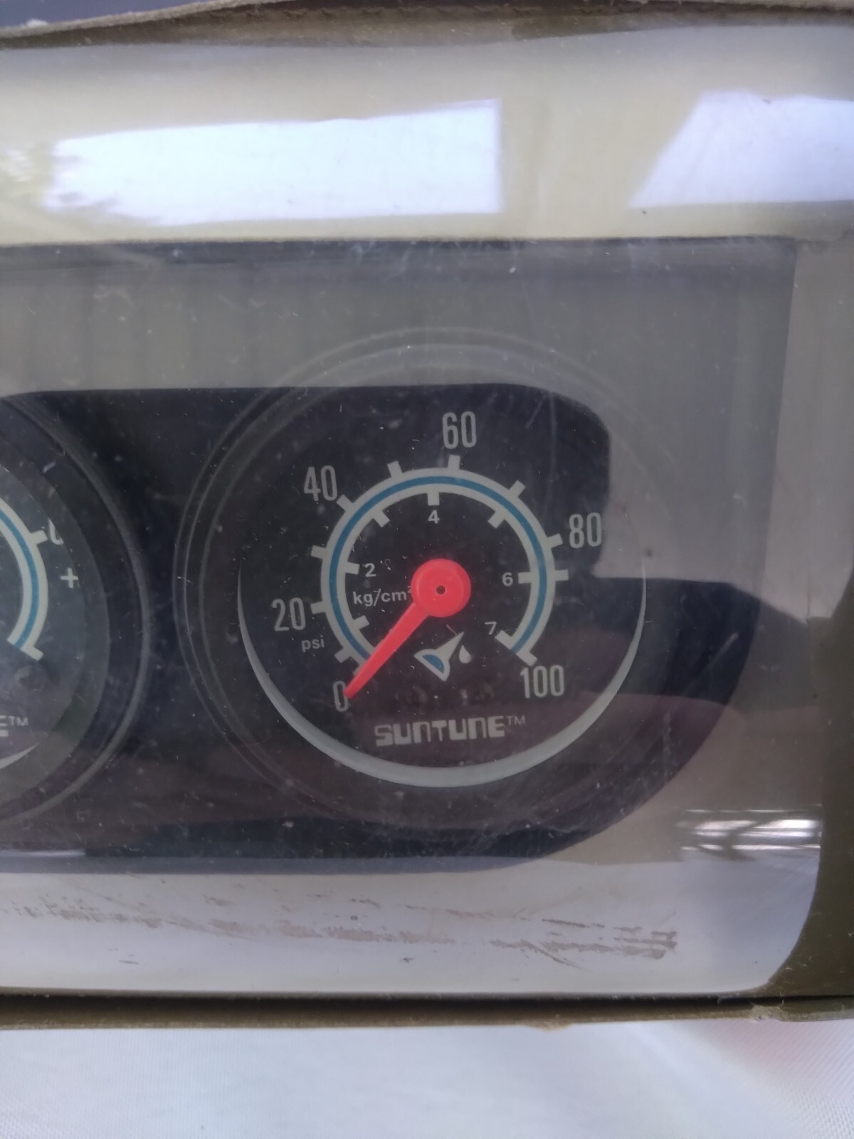 Vtg 80s Sun Gauges Suntune CP7997 Sunpro Temp Oil Alt Mini Triple Gauge ...