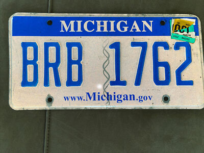 Michigan Licence Plate | eBay