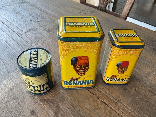 3 Boîtes banania anciennes- boites publicitaires anciennes , vintage ...