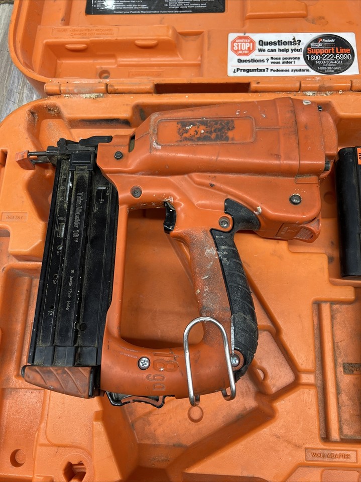 Paslode Cordless Finish 18 Gauge Trim Nail Gun Nailer 901000 Tool ...