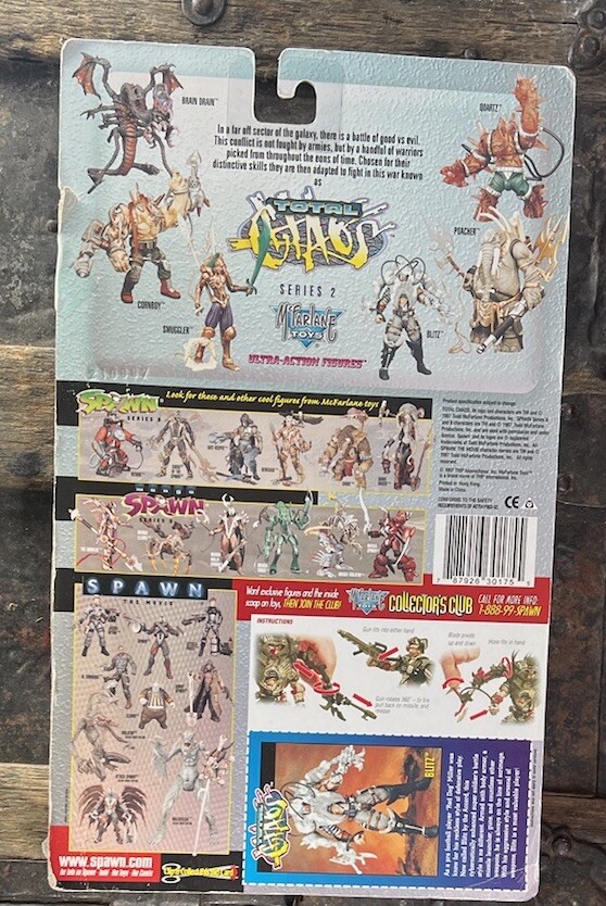$$ Drop Spawn Total Chaos 2 Blitz Action Figure 1997 McFarlane Toys New ...