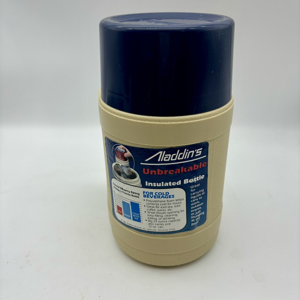 VTG 1986 Aladdin 23oz Hot/Cold Insulating Bottle Thermos Holds 12oz ...