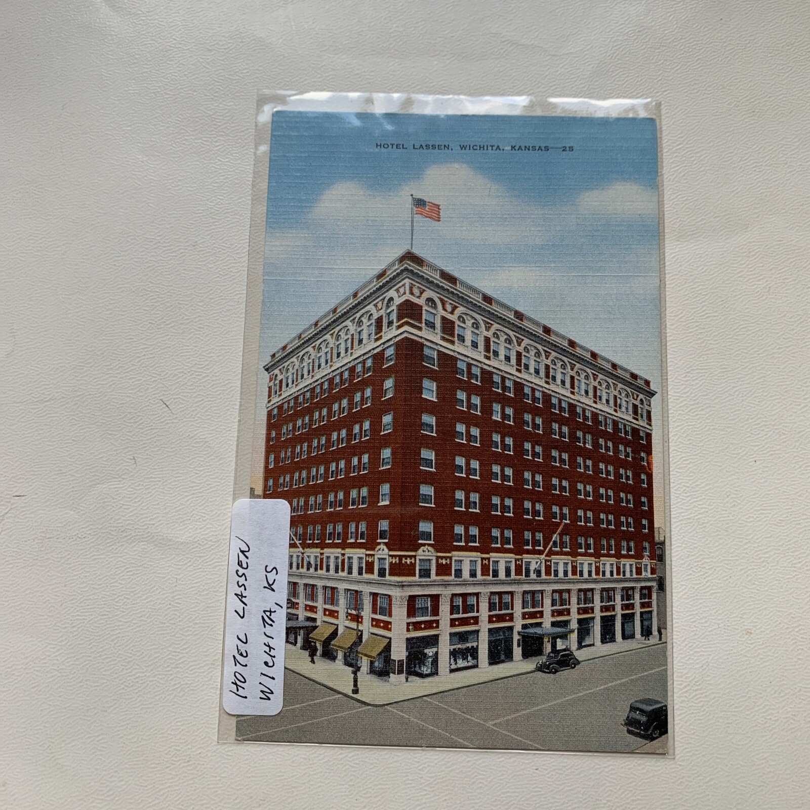 Vintage Wichita Kansas Postcard Hotel Lassen | eBay