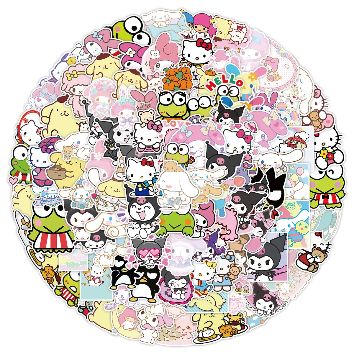 Hello Kitty Sticker Bomb