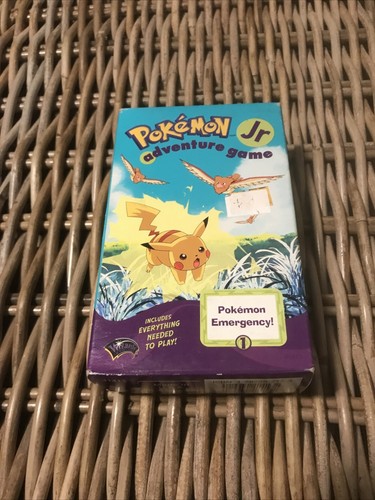 Pokemon Jr Adventure Game 1999 Open Box complete in box. Cards Are ...