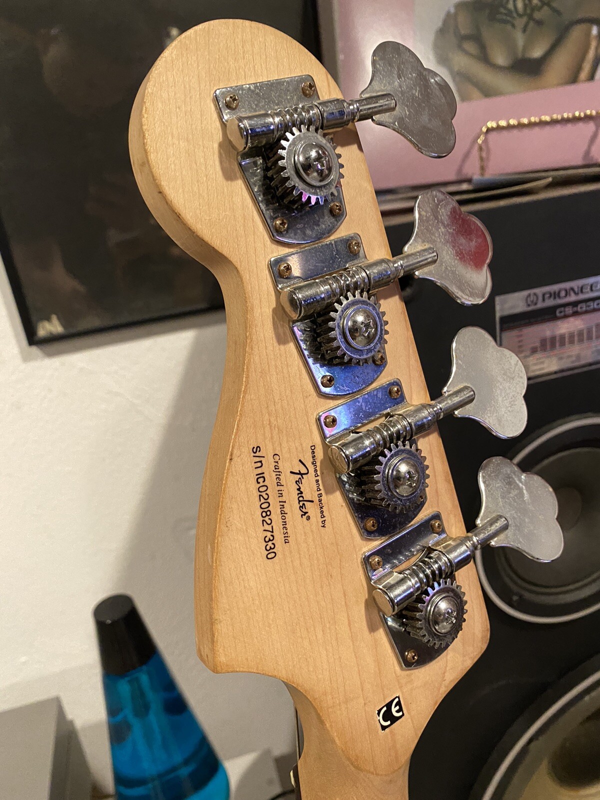 Fender Bass Guitar Squier Navy Blue 20th Anniversary P- Bass Affinity ...