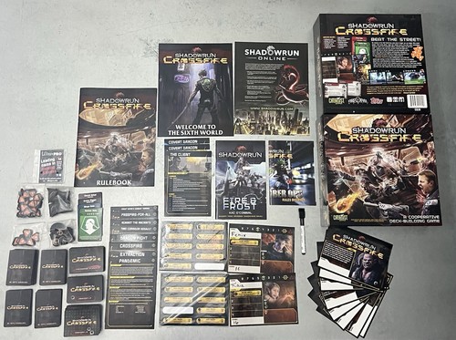 Shadowrun Crossfire Cooperative Deck-Building Game Catalyst Game Labs ...
