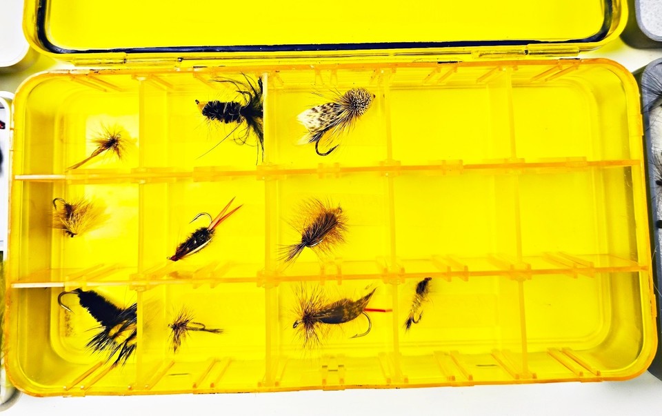 6 Vintage Fly Boxes Filled With Flyrod Lures Perrine Trout Unlimited ...