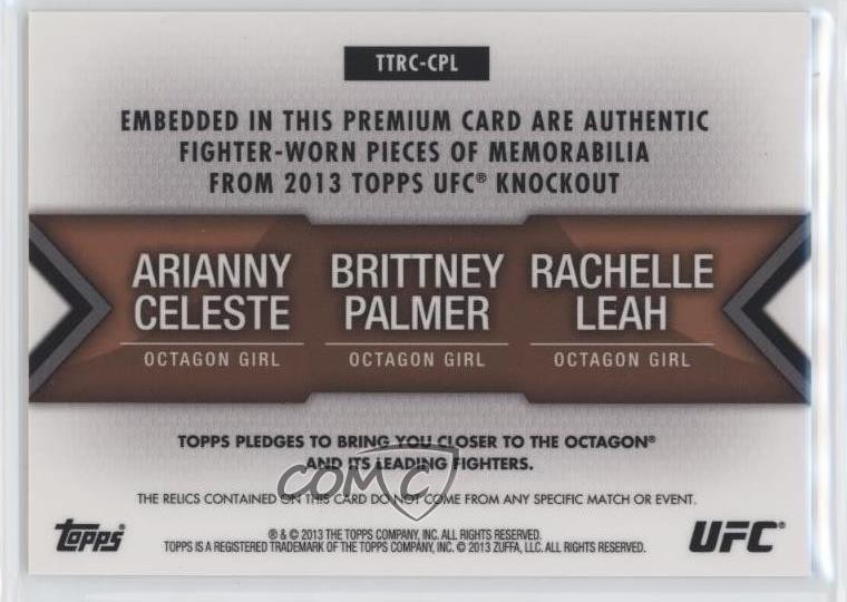 2013 Topps UFC Knockout Sepia /27 Arianny Celeste Brittney Palmer ...