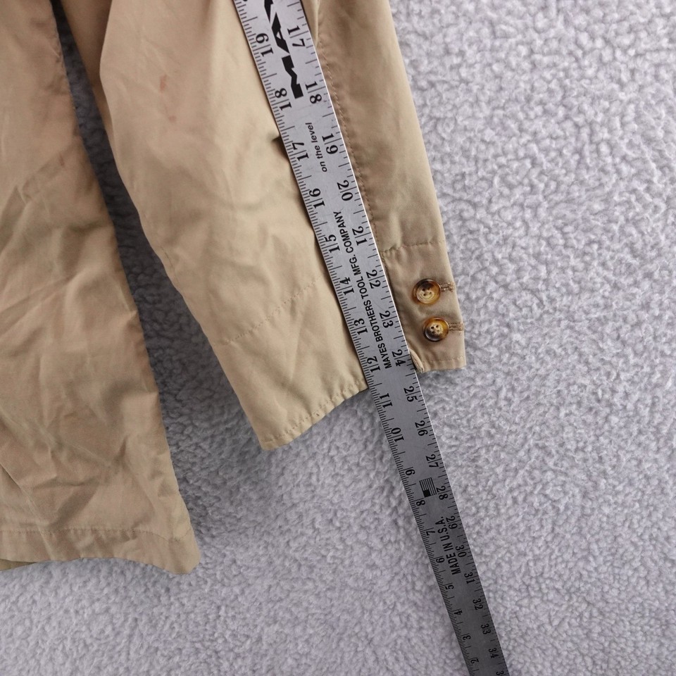 ORVIS Mens 42R Khaki 3 Button Tan Field Jacket Sport Coat Blazer Safari ...