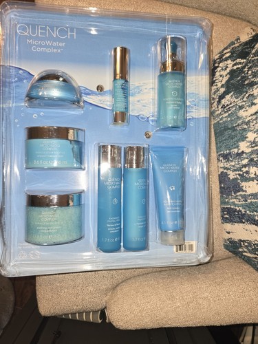 💎 QUENCH MICROWATER COMPLEX ANTI-AGING 8-PIECE SKIN CARE SET WRINKLES ...