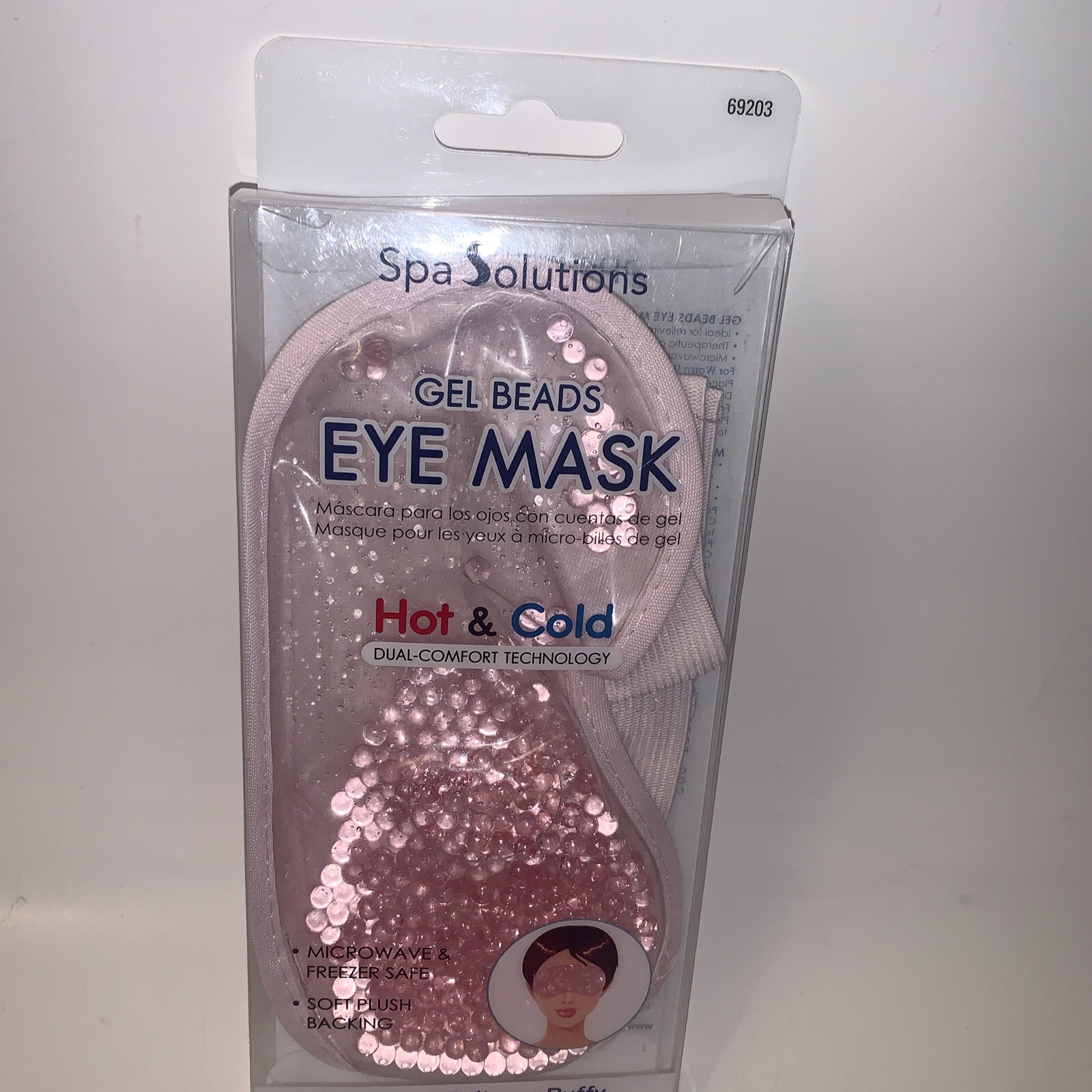 Eye Mask Gel Beads Hot & Cold New In Package Microwave & Freezer Safe ...