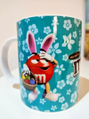 Vintage MM M & M's Milk Chocolate Cup Mug Licensed by Mars Hot Shots ...