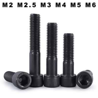 M2 M2.5 M3 M4 M5 M6 Cap Head Allen Key Screw High Tensile 12.9 Socket ...