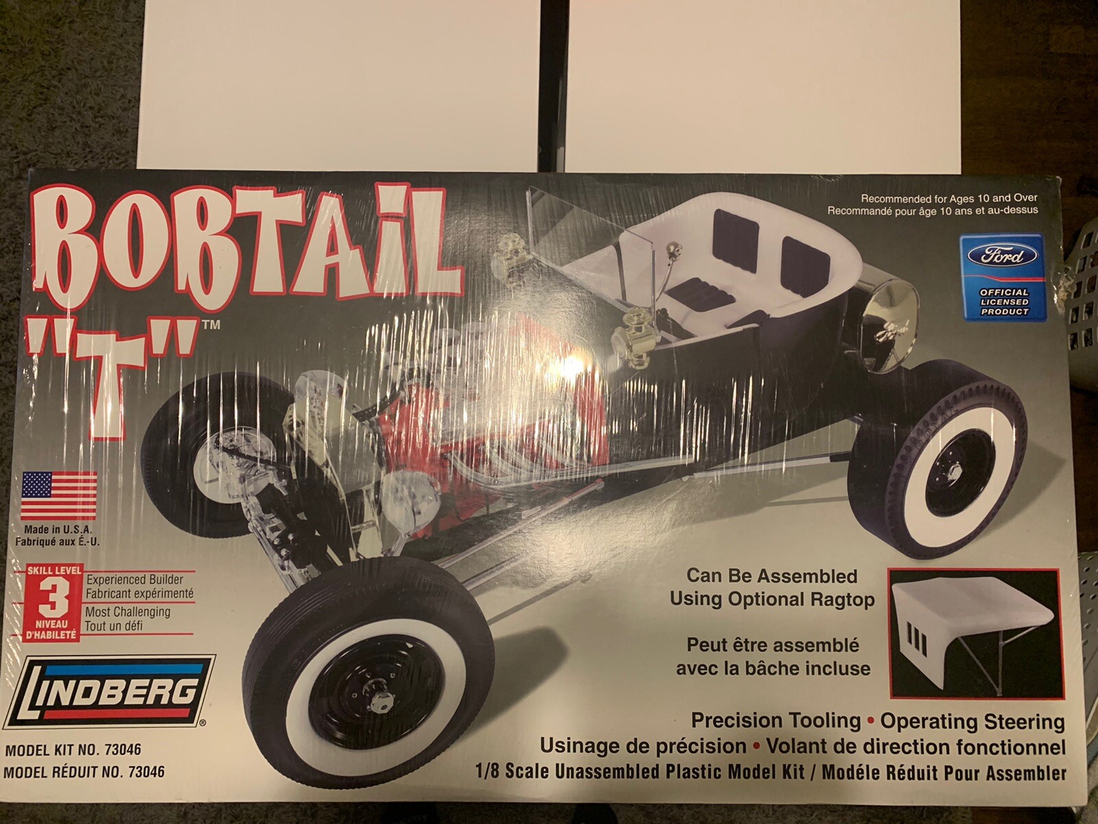 1/8 Scale Lindberg Bobtail T Model Kit | eBay