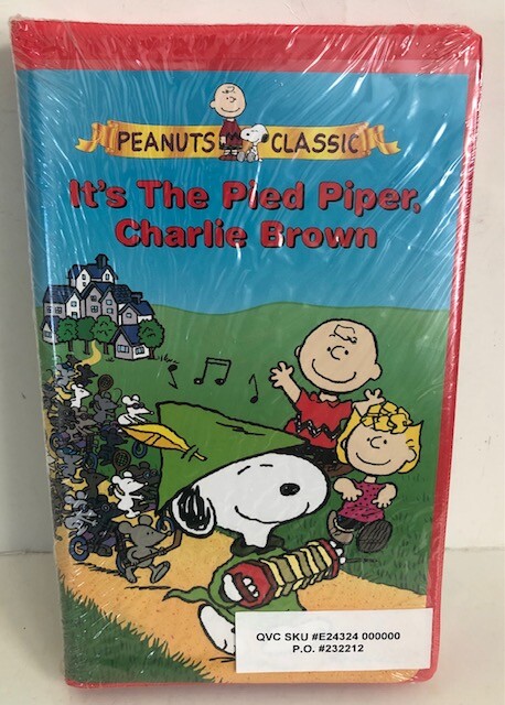 Peanuts Classic It's The Pied Piper, Charlie Brown VHS Brand New Sealed ...