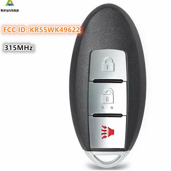 for Nissan Murano 370Z 2009-2019 3 Button Smart Remote Key Fob ...