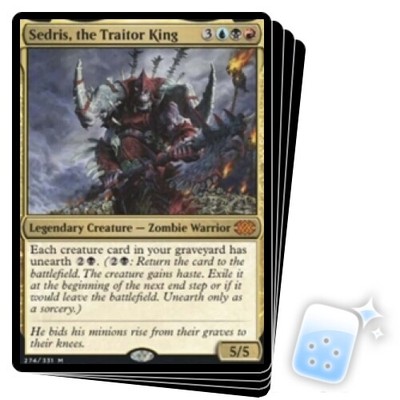 SEDRIS, THE TRAITOR KING X4 Double Masters 2022 Magic MTG MINT CARD | eBay