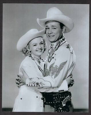 Cowboy stars Roy Rogers & Dale Evans 8x10 photo with 3x5 autographed ...