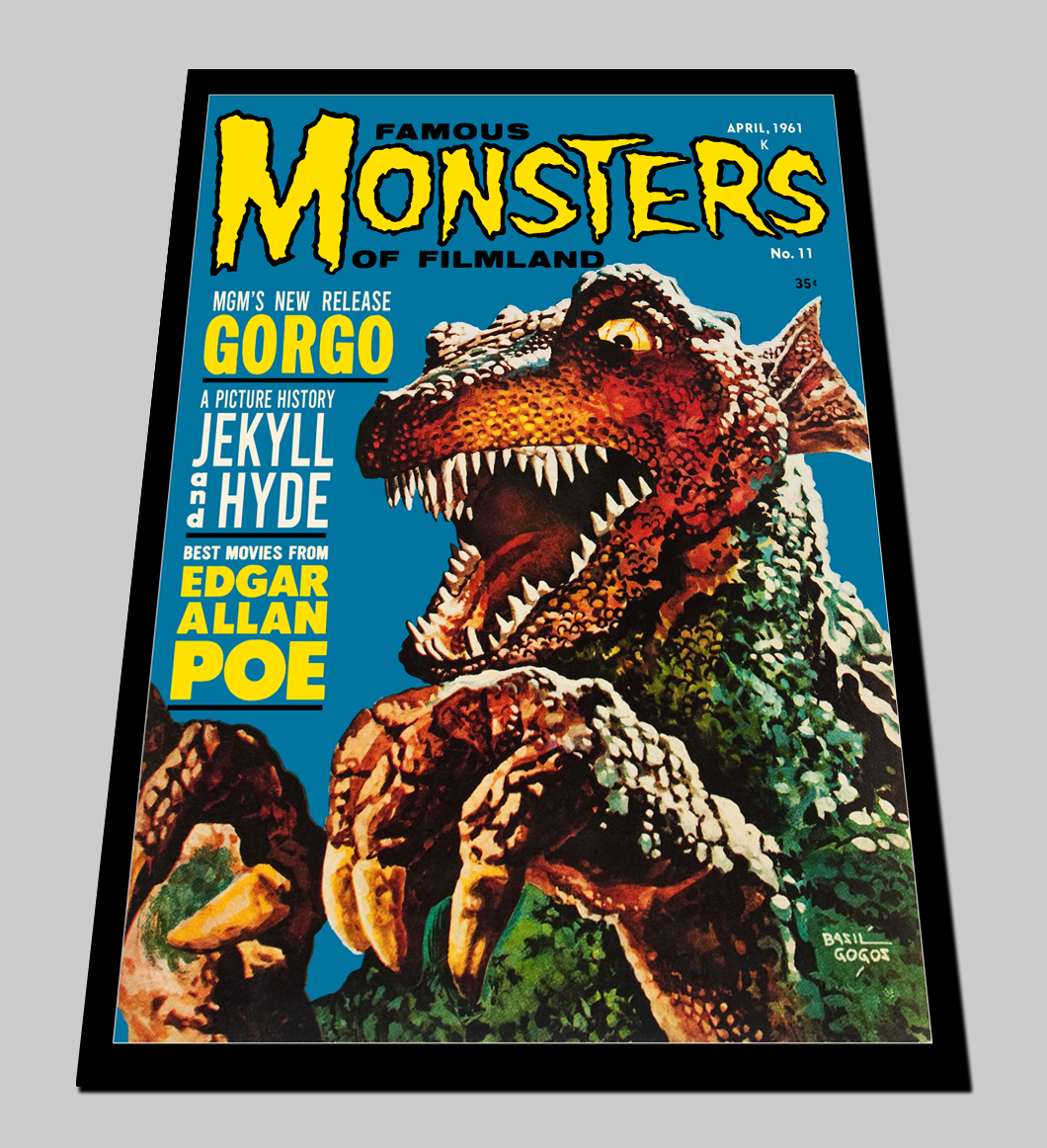 FAMOUS MONSTERS OF FILMLAND #11-Warren Magazine Cover 1961-18” X 24 ...