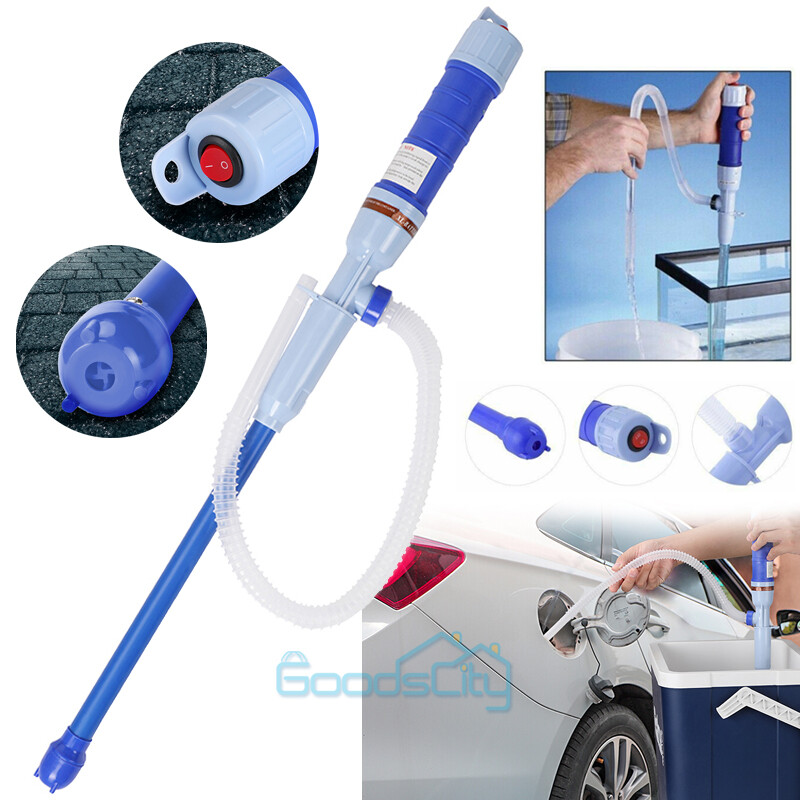25" Battery Operated Liquid Transfer Pump 2.2 Gallons per Min Fuel ...